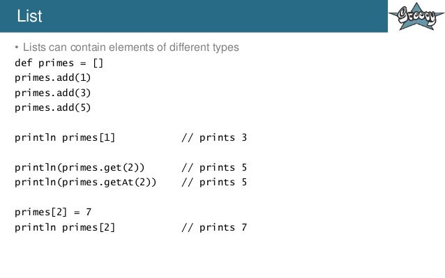 Groovy Programming Language