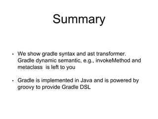 Groovy to gradle | PPT