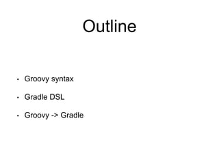 Groovy to gradle | PPT