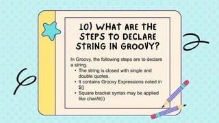 Top 16 Groovy(Tutorial) Interview Questions - TAE | PPT
