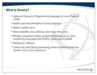 Groovy introduction | PPT