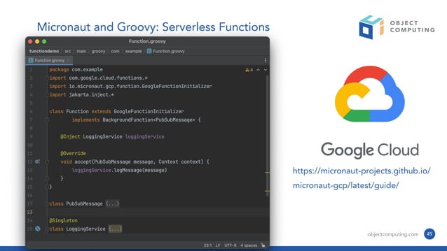 Groovy-Powered Microservices with Micronaut | PPT