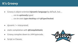 TDC2016SP - Groovy como você nunca viu | PPT