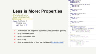 Groovy / comparison with java | PPTX