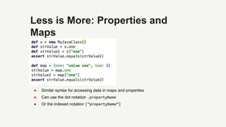 Groovy / comparison with java | PPTX