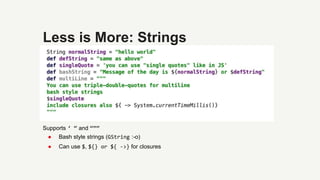 Groovy / comparison with java | PPTX