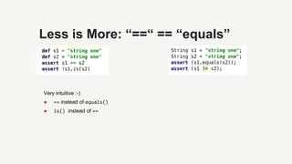Groovy / comparison with java | PPTX