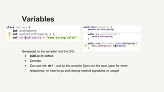 Groovy / comparison with java | PPT