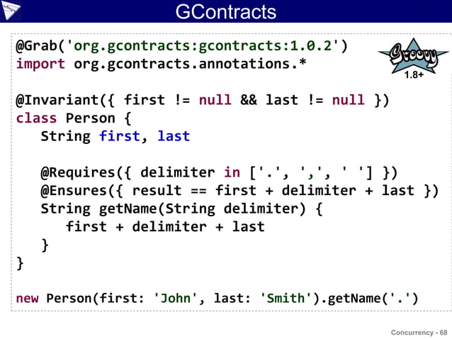 groovy and concurrency