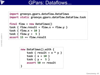 groovy and concurrency | PPT