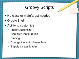 Writing Groovy DSLs | PPT