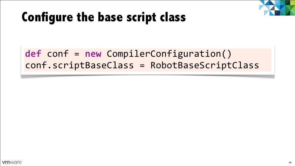 Configure The Base Script Class 