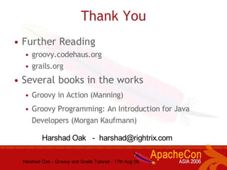 Groovy grailstutorial | PPT