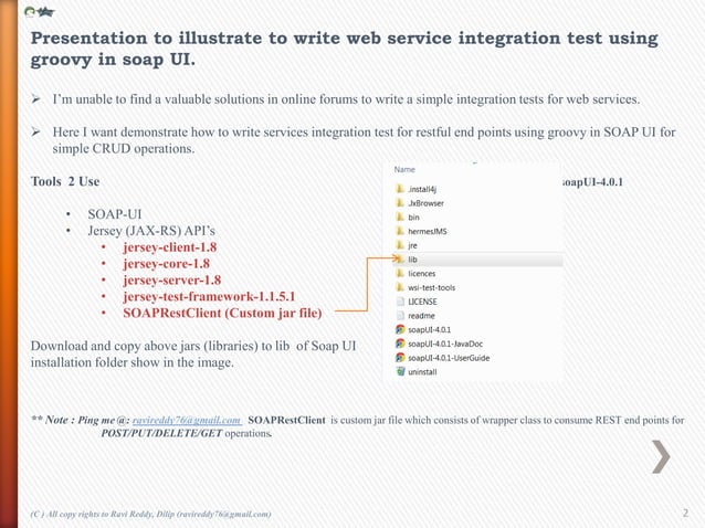 Groovy in SOAP UI | PPT