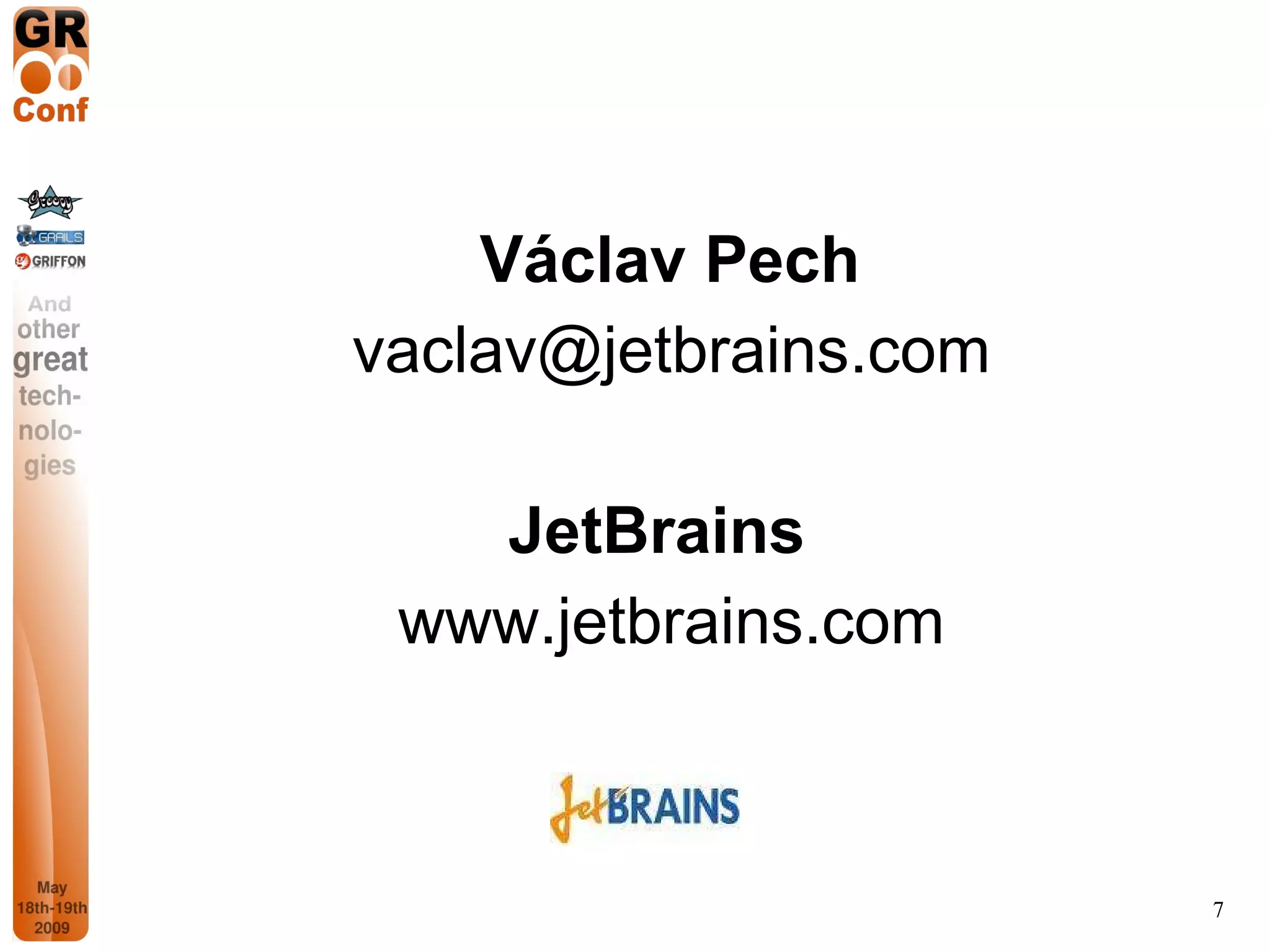 Groovy in IntelliJ IDEA | PPT