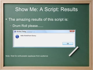Introduction to Groovy Monkey | PPT