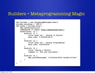 Groovy Metaprogramming for Dummies | PPT
