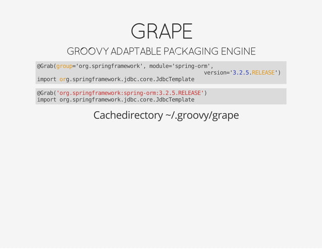 Groovy on the Shell | PPT