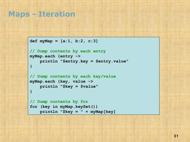 Groovy presentation | PPT