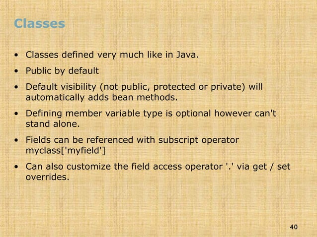 Groovy presentation | PPT | Free Download