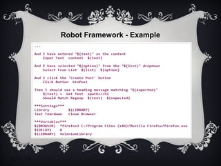 Groovy scripting for manual and automation testing (Using Robot ...
