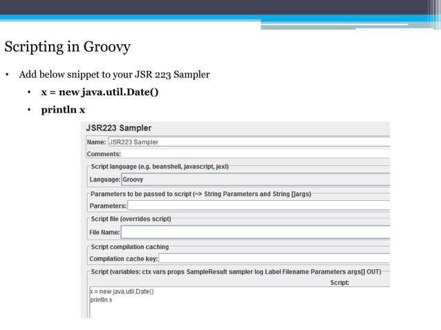 Installing Groovy engine in Apache Jmeter | PPTX