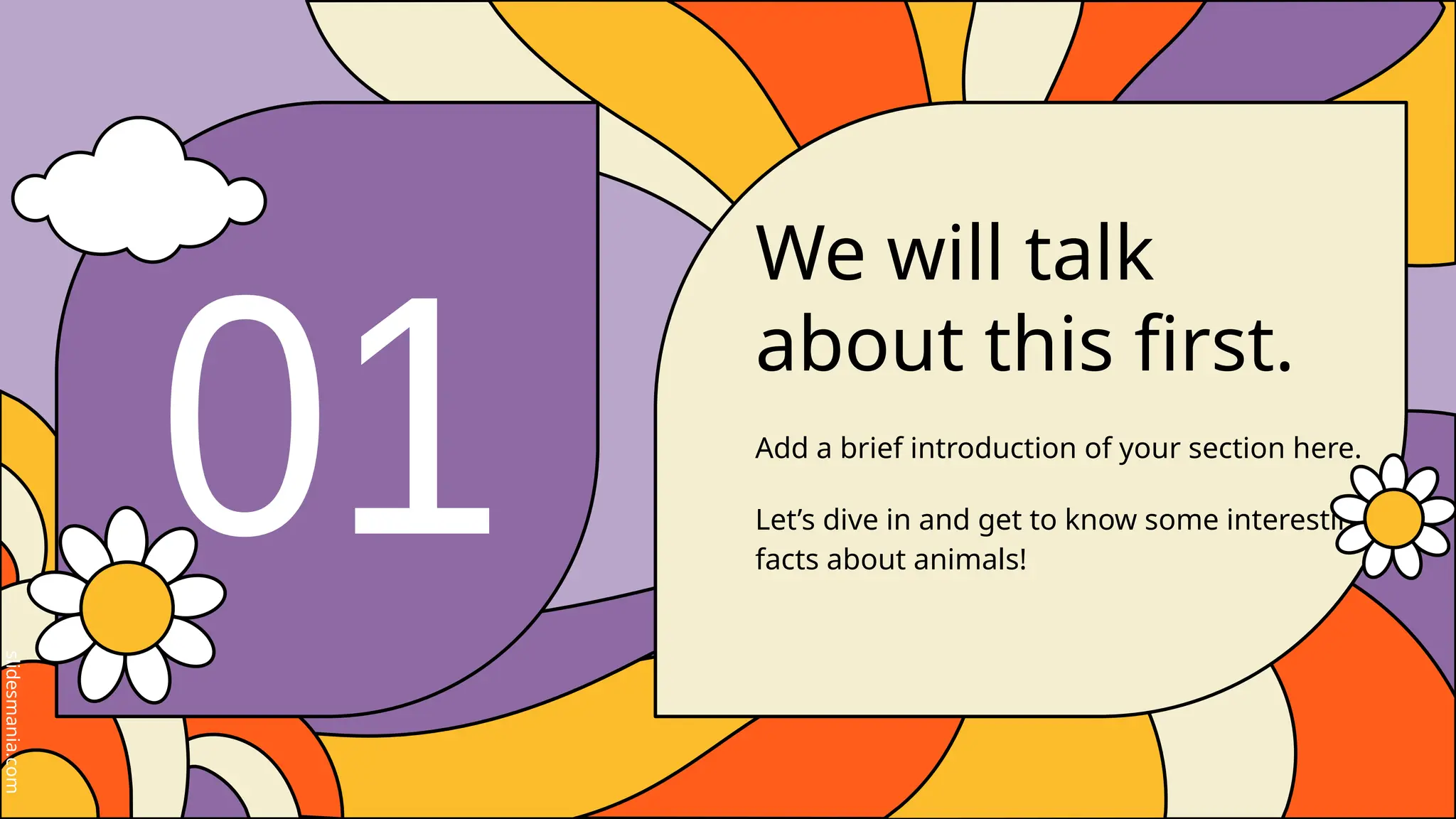 floral and cloudy and colourful and cute | PPTX