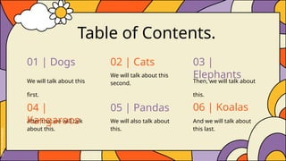 floral and cloudy and colourful and cute | PPTX