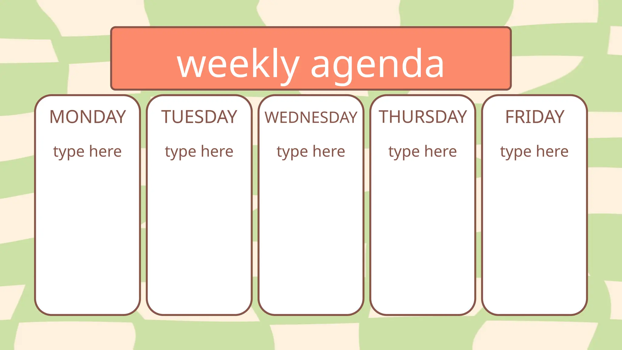 Groovy Spring Daily Agenda Classroom Slides Presentation in Colorful ...