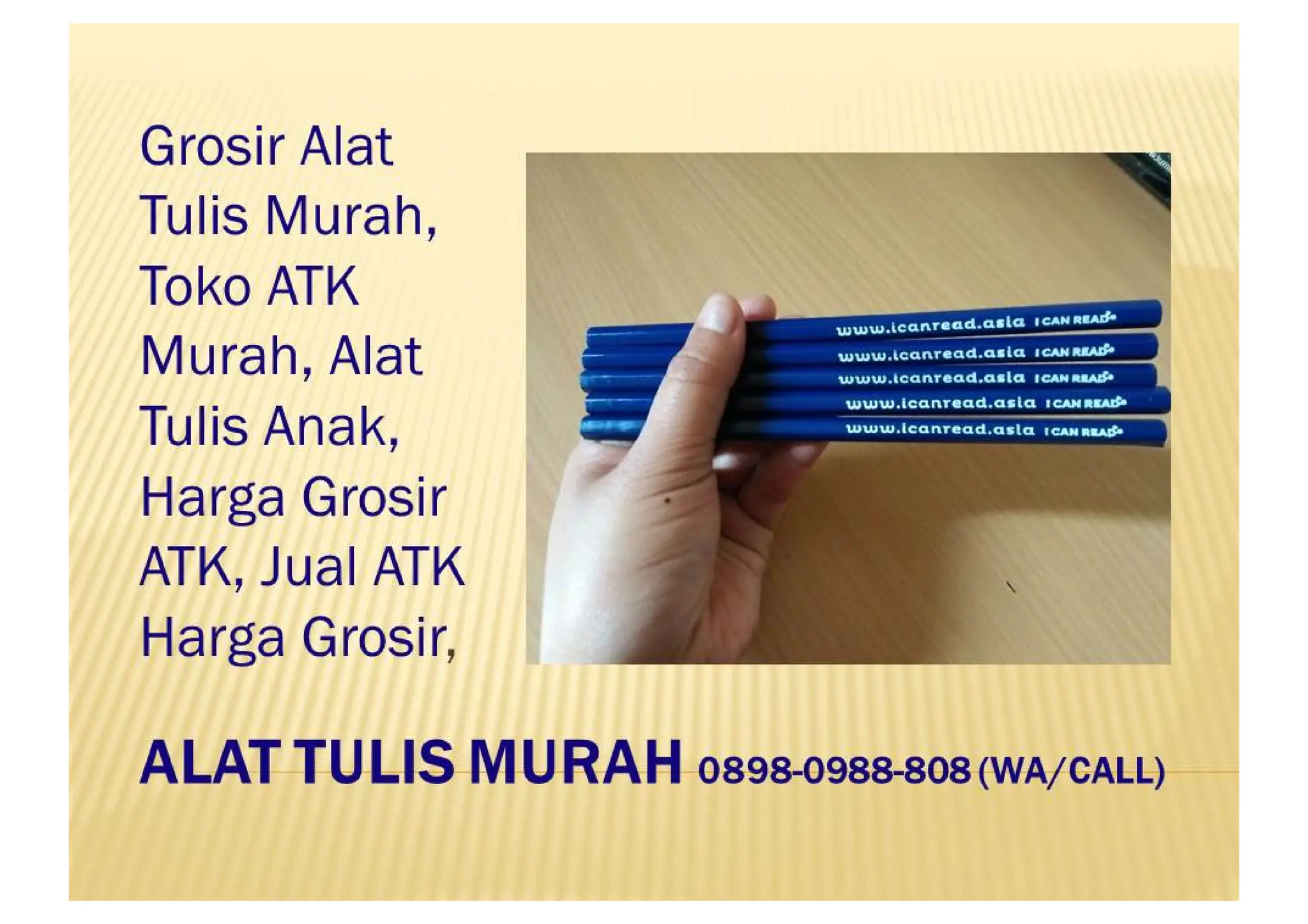 STOCK AMAN 0898-0988-808 WA/Call, Produksi Pensil Warna Murah Bali ...