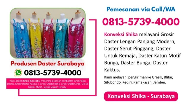 Call 0813-5739-4000, Grosir Daster Murah Surabaya | PPT