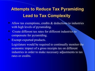 Gross Receipts Tax Power Point | PPT