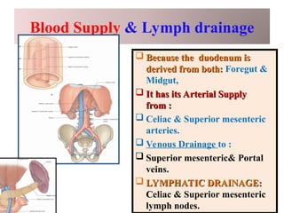 GROSS ANATOMY OF THE DUODENUM FOR MEDICAL STUDENTS.ppt