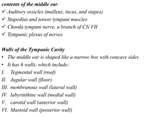 Gross anatomy of the ‘ear’ | PPTX