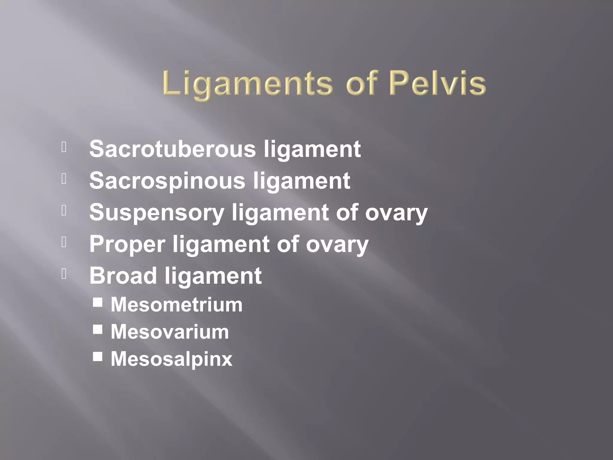 Gross anatomy of the reproductive system | PPT