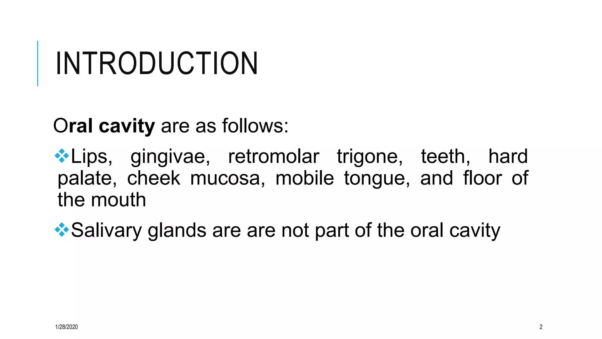 Gross anatomy of the oral cavity | PPTX