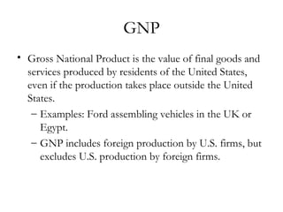 Gross domestic product | PPT