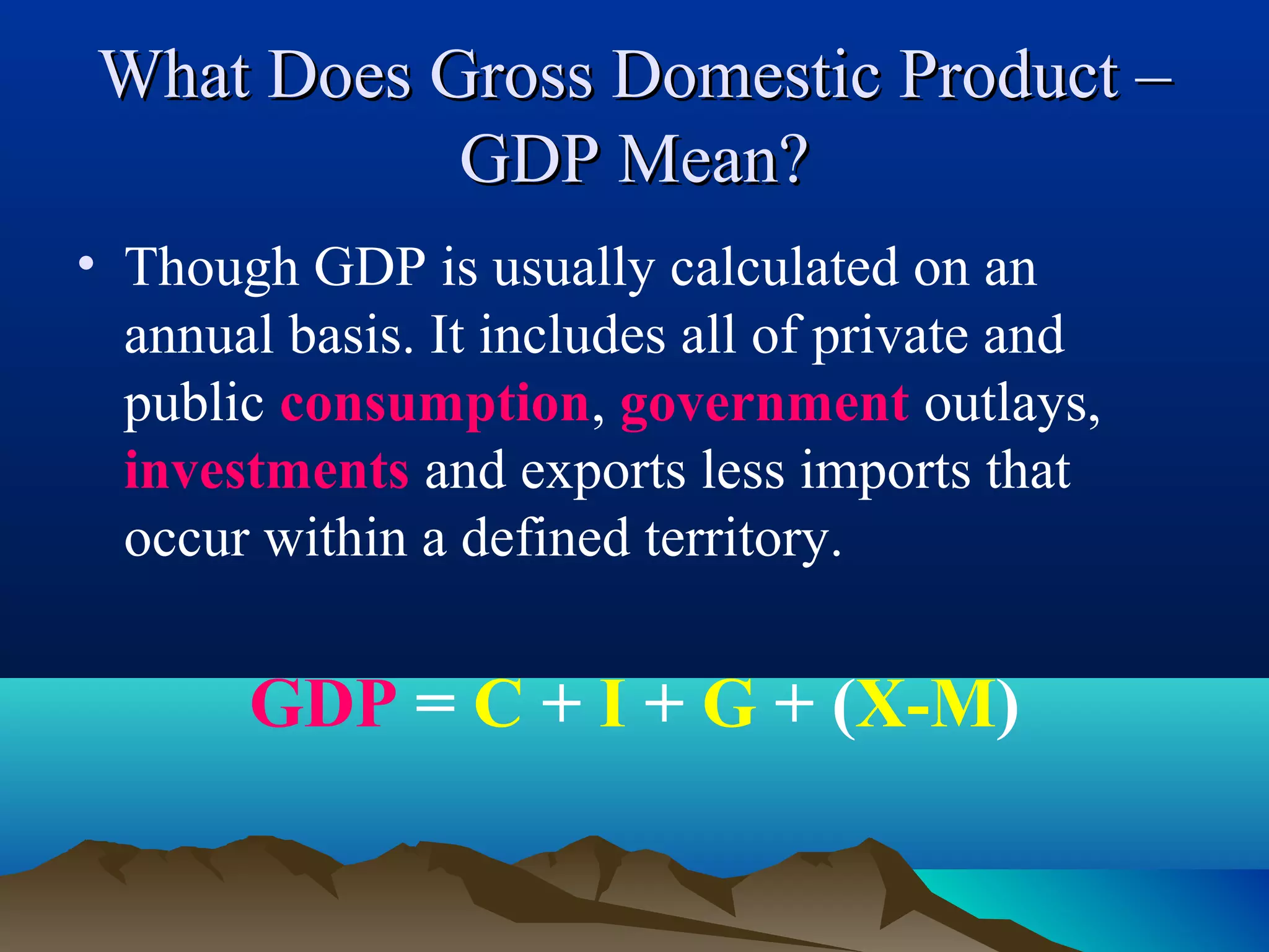 Gross Domestic Product | PPT