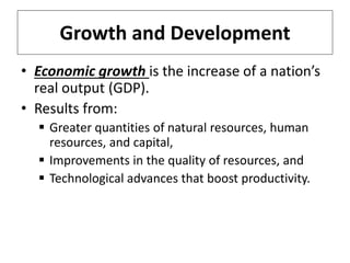 Gross domestic product | PPTX
