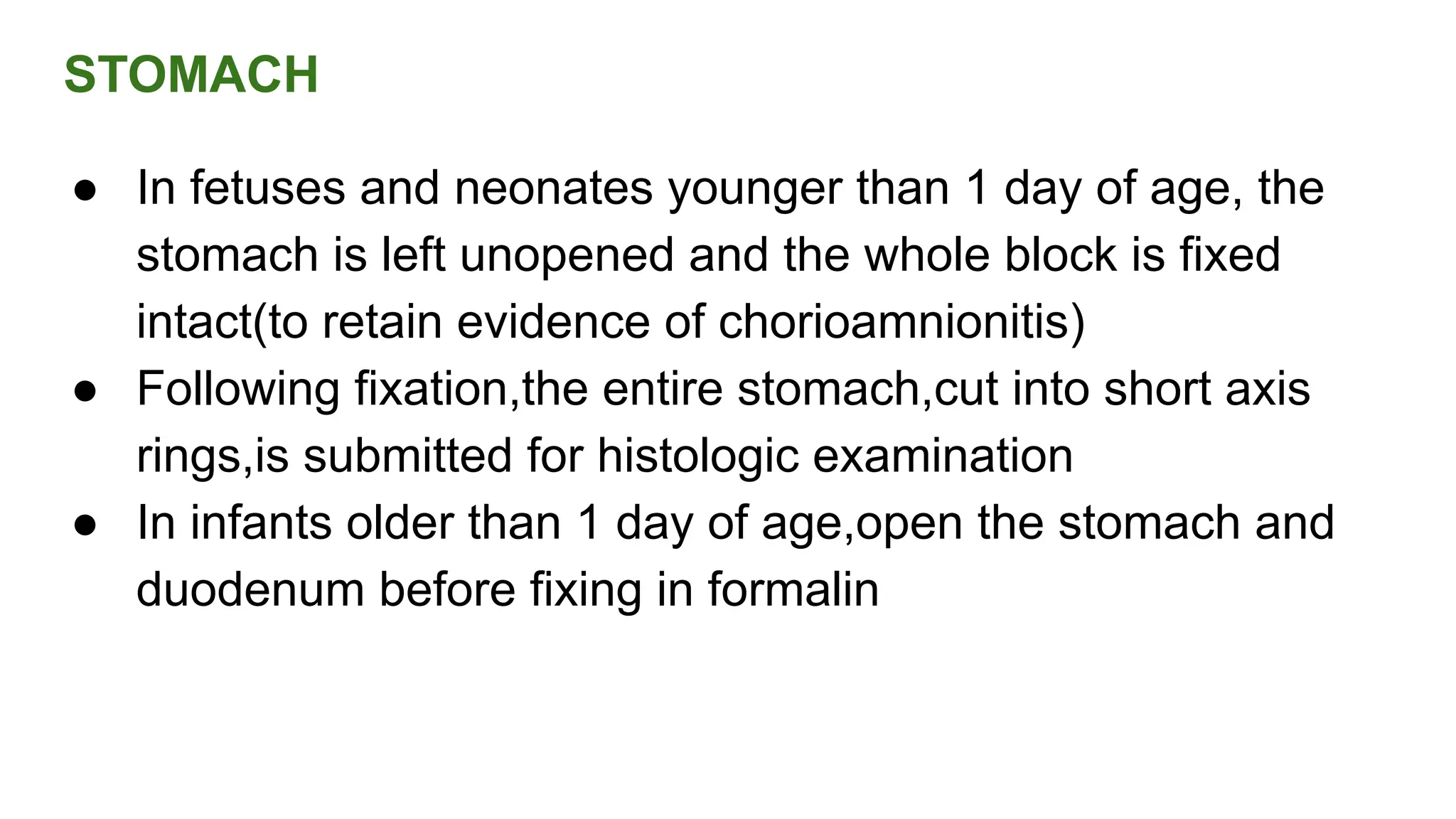 Grossing of fetus pathology slide part two | PDF