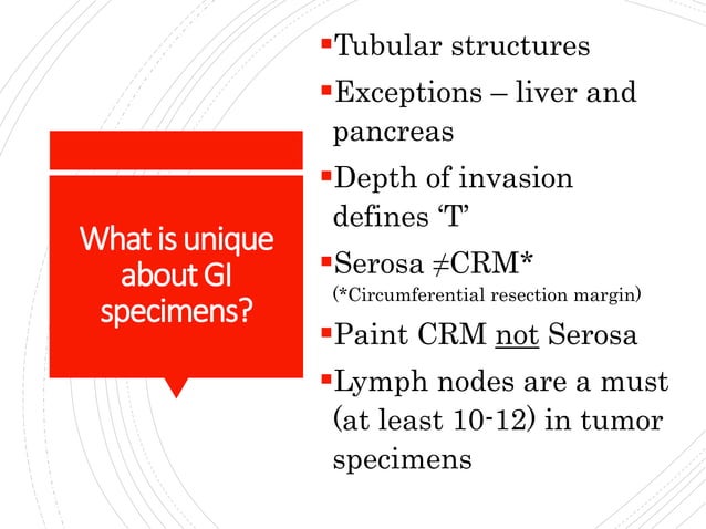 Grossing of Gastrointestinal specimens | PPTX
