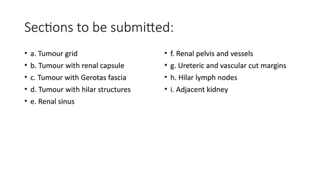 GROSSING OF KIDNEY.pptx, Anatomy and grossing | PPTX | Medical Health