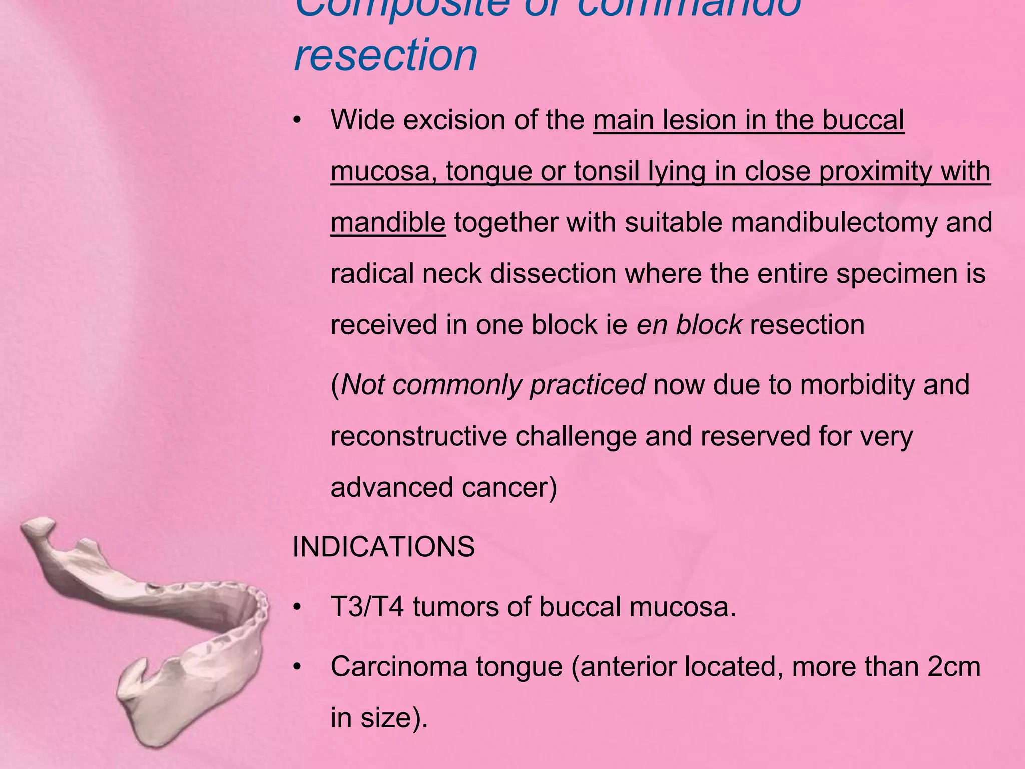 Grossing of mandibulectomy specimen - Dr Pranav, MGIMS | PPTX
