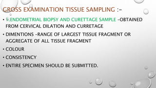 Histopath Grossing of uterus cervix &ovary | PPTX