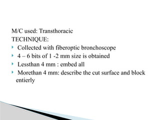GROSSING TECHNIQUES. For pathology residents | PPTX