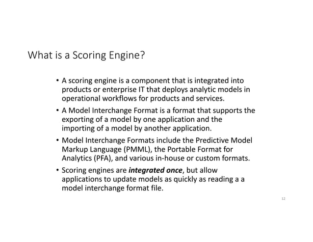 Crossing the Analytics Chasm and Getting the Models You Developed Deployed | PPT