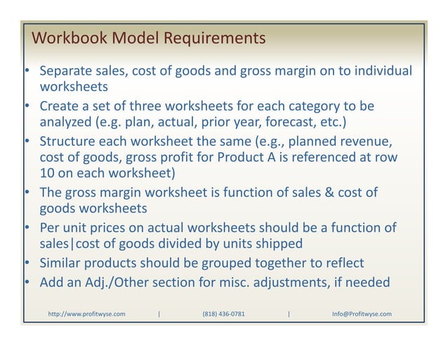 Generating Effective Gross Margin Analysis | PDF | Business Accounting & Finance | Business