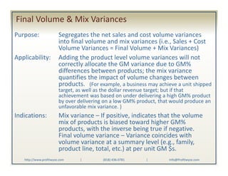 Generating Effective Gross Margin Analysis | PDF