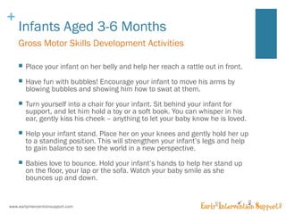 Gross Motor Skills & Development for Infants | PPT