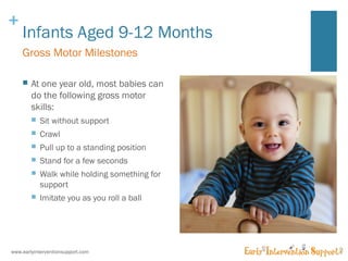 Gross Motor Skills & Development for Infants | PPT